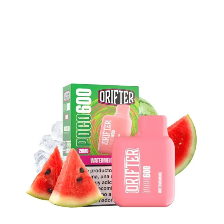 Drifter Disposable Pod Poco600 Watermelon ICE - Q Vapehouse Online EU